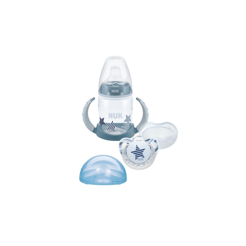 Zestaw prezentowy NUK - butelka + smoczek + pudełko Niebieski - Nuk | Sklep EMPIK.COM